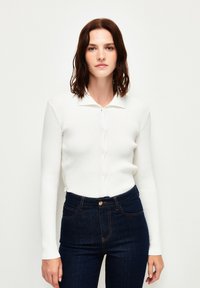 adL TIED - Vest - light beige/wit - Zalando.be