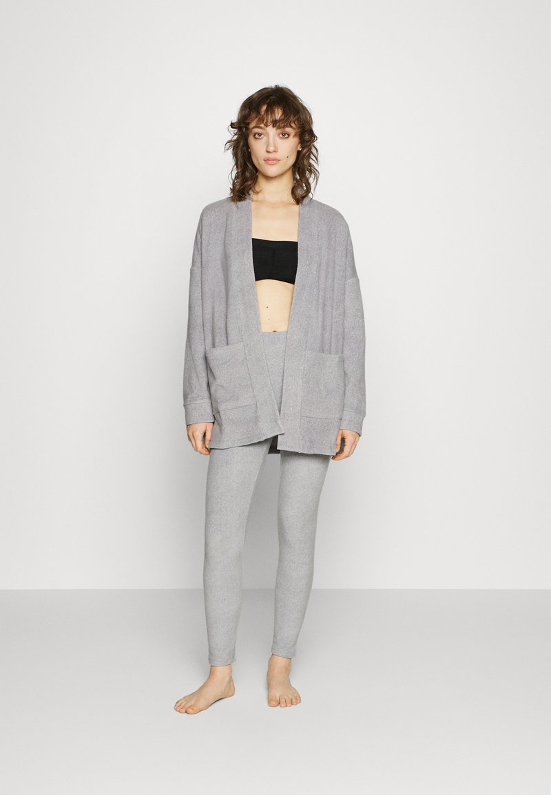DKNY Intimates WORK HARD CHILL HARD - Pyjama - grey heather/grijs ...