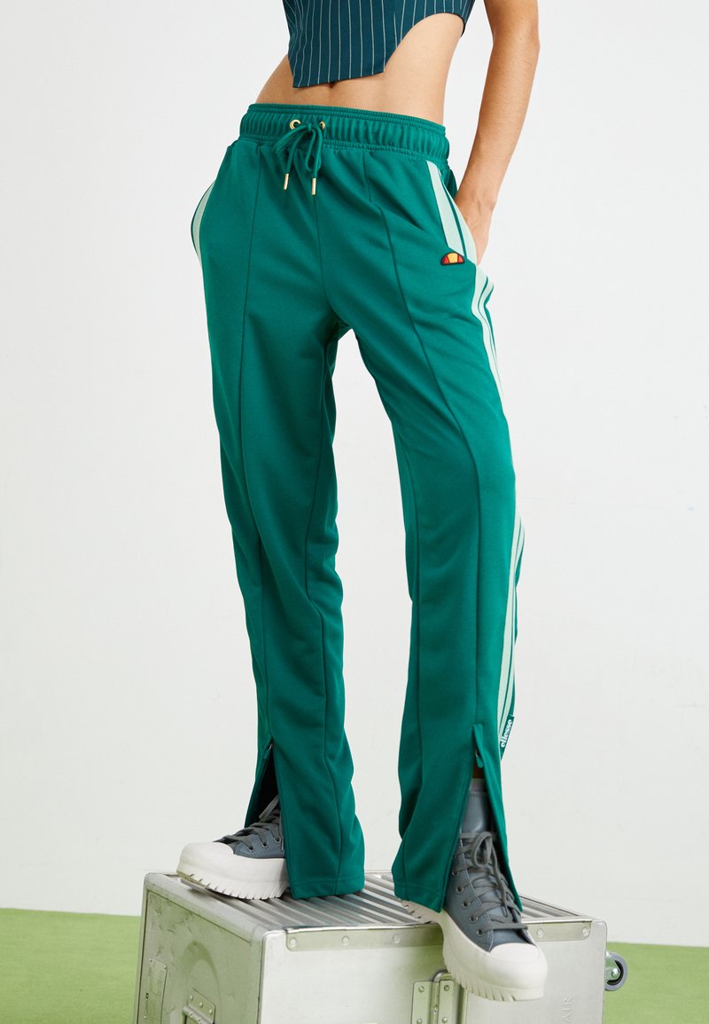 Ellesse MINNELLA TRACK - Pantalon de survêtement - dark green/vert ...