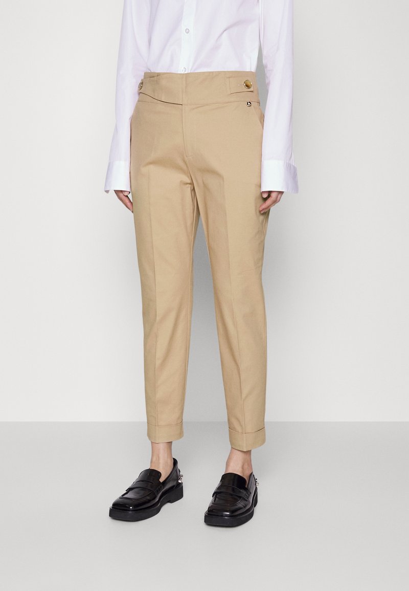 LIU JO PANTALONE CIGAR - Trousers - light ginger/camel - Zalando.co.uk