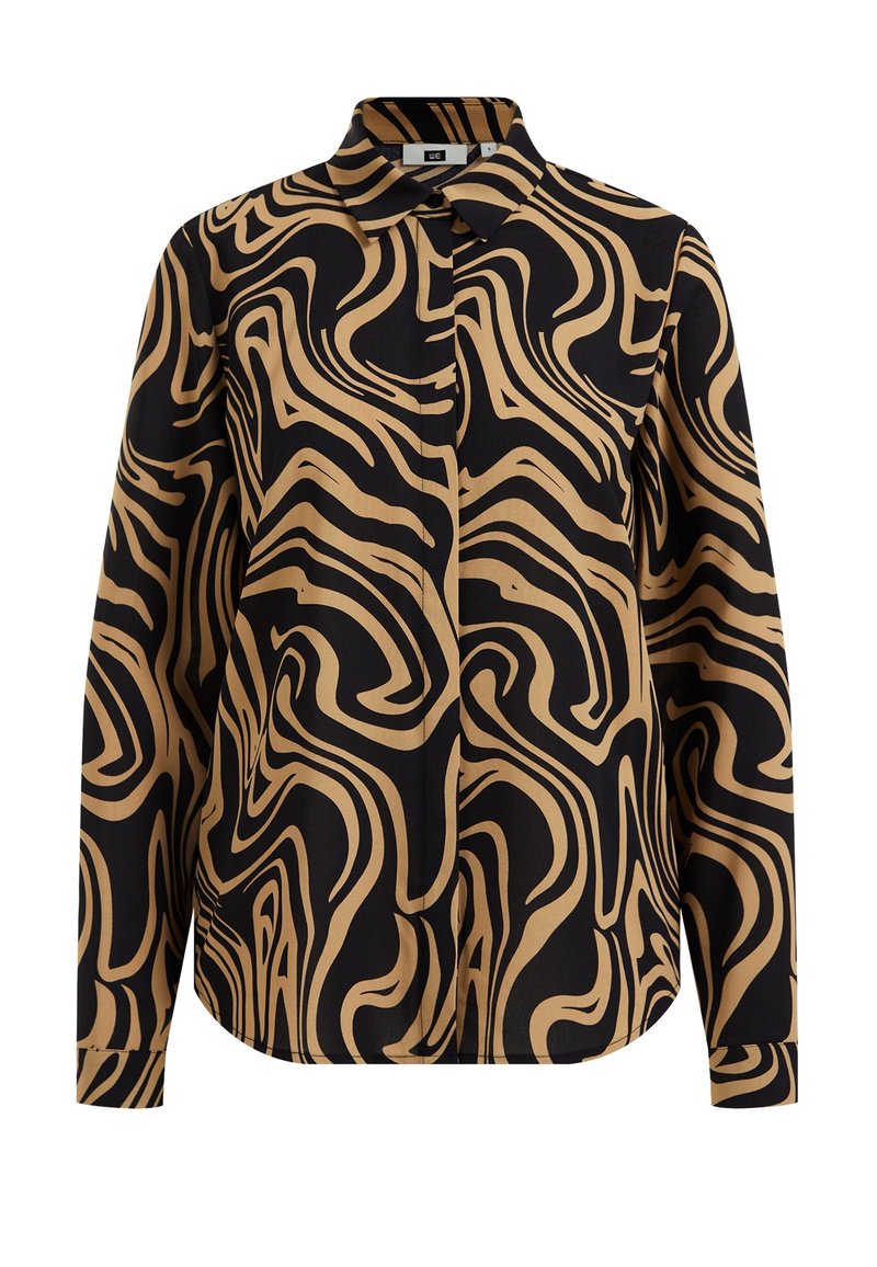 WE Fashion Button-down blouse - beige - (Pre-owned) - Zalando.ie