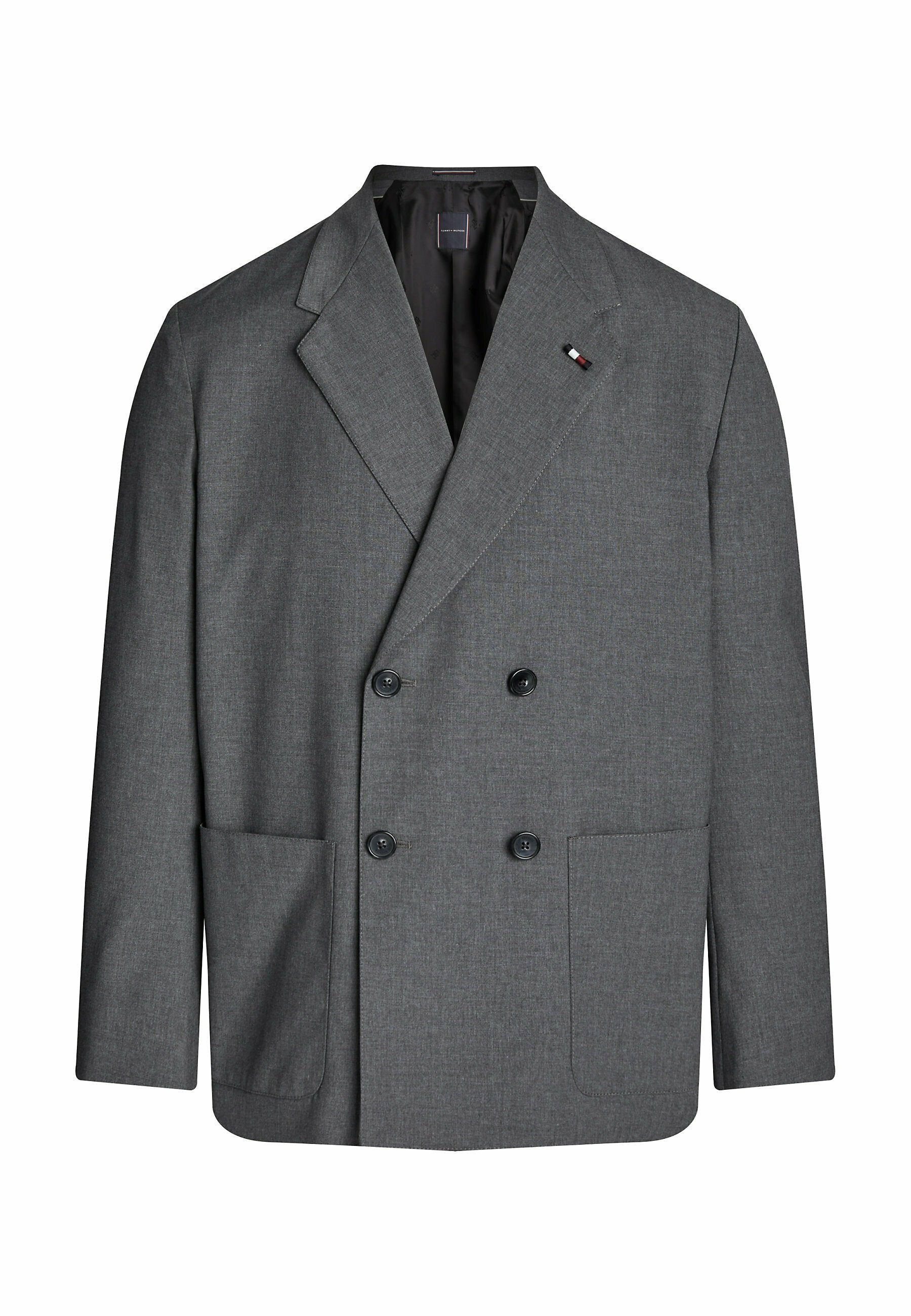 Tommy Hilfiger DOUBLE BREASTED Sakko grey grau Zalando