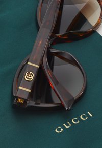Gucci Sunglasses - havana/brown/brown - Zalando.co.uk