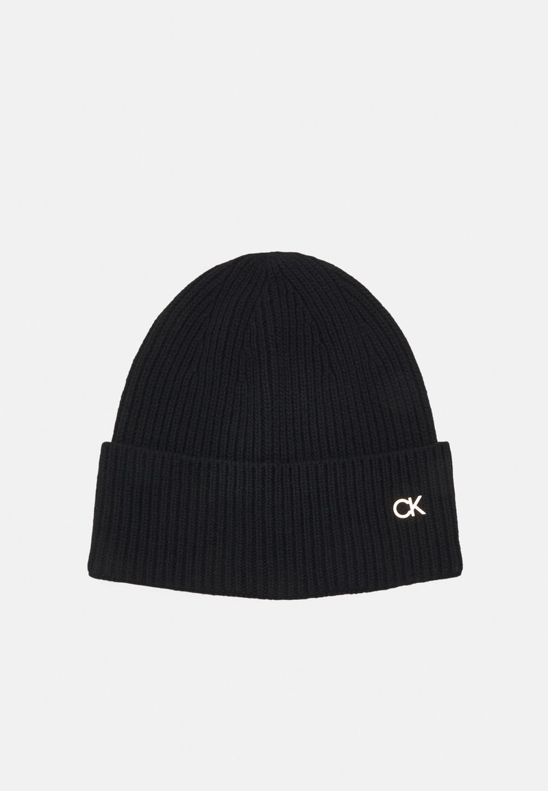 Calvin Klein RELOCK BEANIE - Gorro - black/negro - Zalando.es