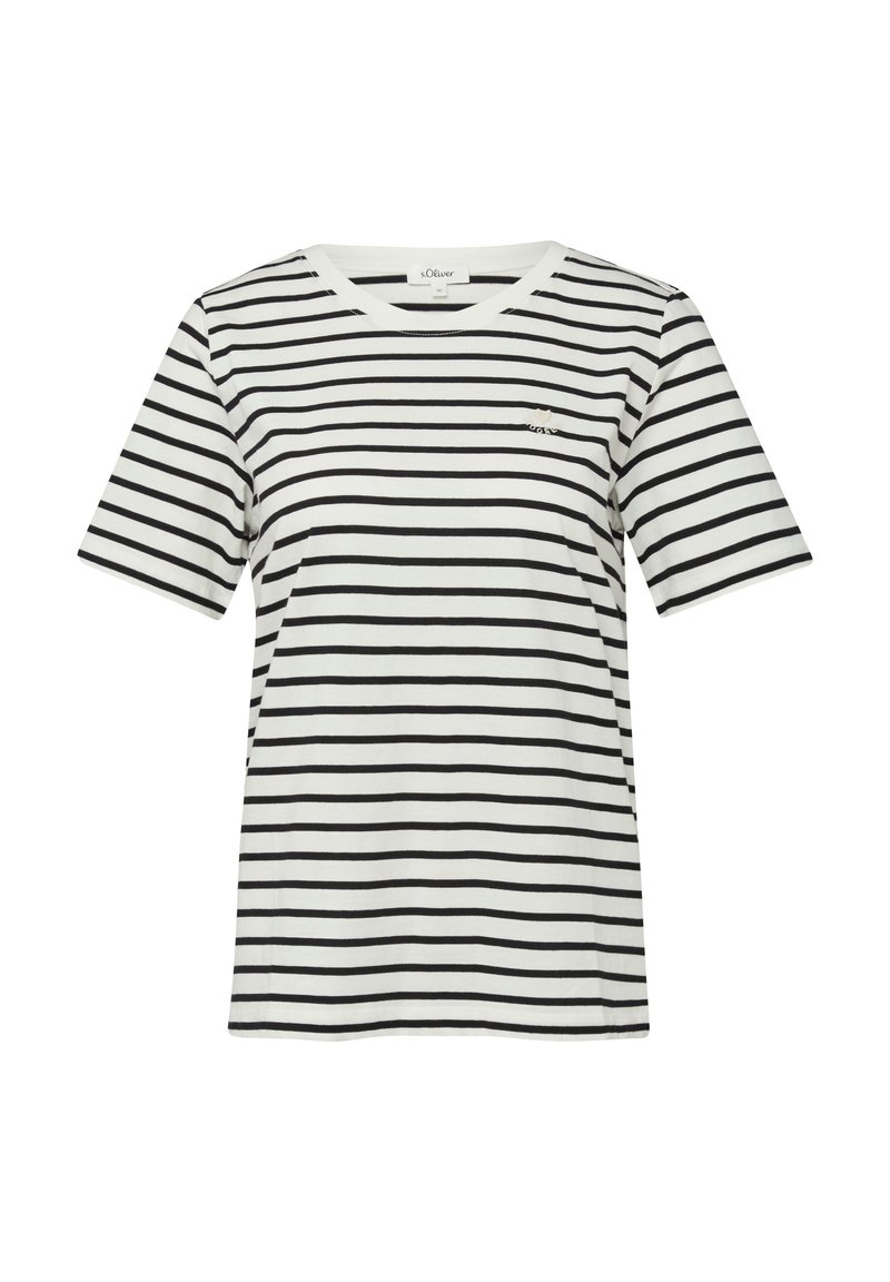 s.Oliver Print T-shirt - schwarz/black - Zalando