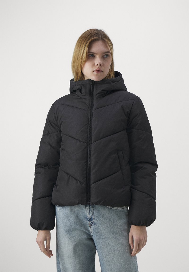 ONLY ONLALLY PUFFER HOOD JACKET - Winter jacket - black - Zalando.ie
