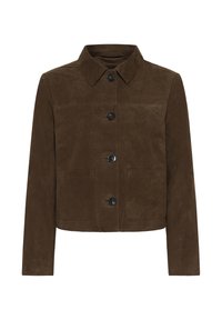 Part Two NEMA - Leather jacket - carafe/mottled dark brown - Zalando