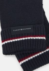 Tommy Hilfiger CORPORATE GLOVES UNISEX - Fingerhandschuh - space blue/blau - Zalando.at