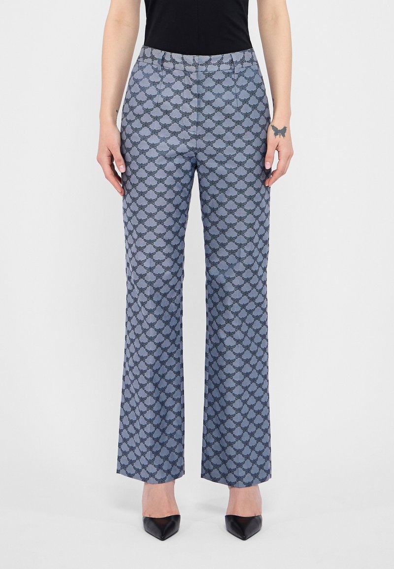 MCM PANTS - Trousers - indigo/dark blue - Zalando