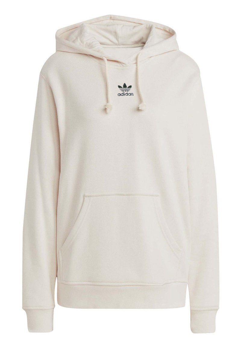 adidas Originals ESSENTIALS - Mikina s kapucí - white/béžová - Zalando.cz