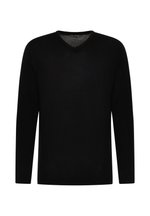 Eterna UNIFARBENER - Strickpullover - schwarz - Zalando.at