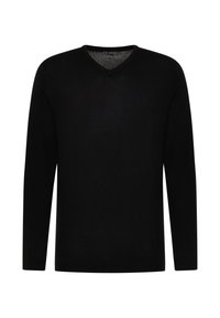 Eterna UNIFARBENER - Strickpullover - schwarz - Zalando.at