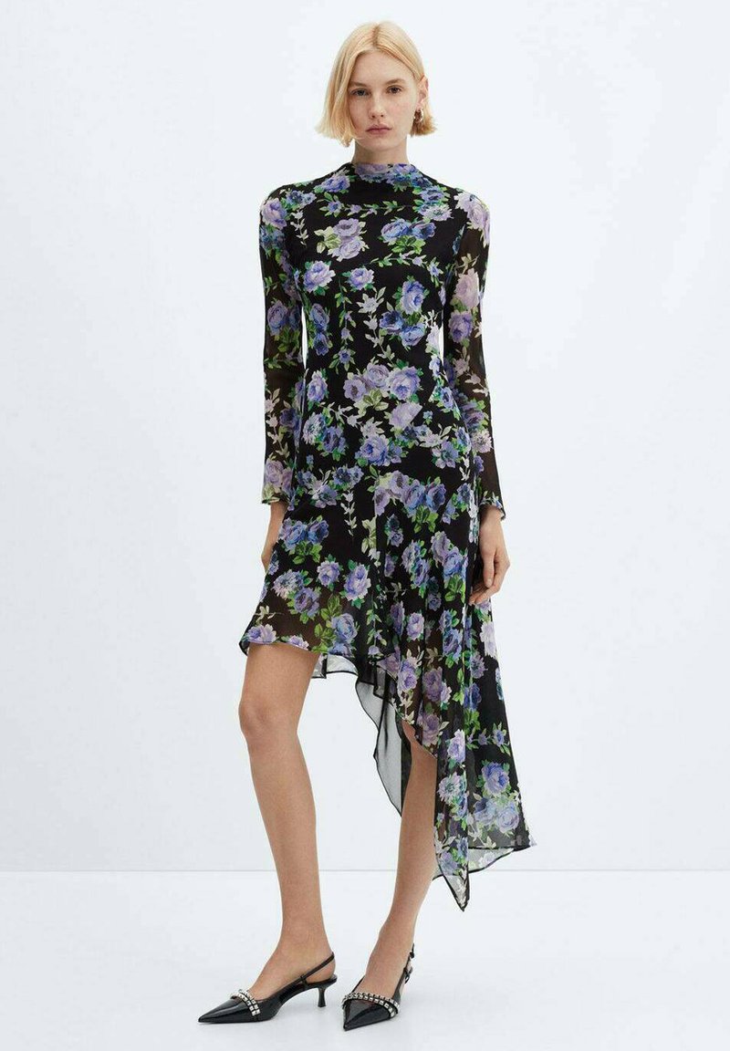 Mango Rochie maxi - black/negru - Zalando.ro