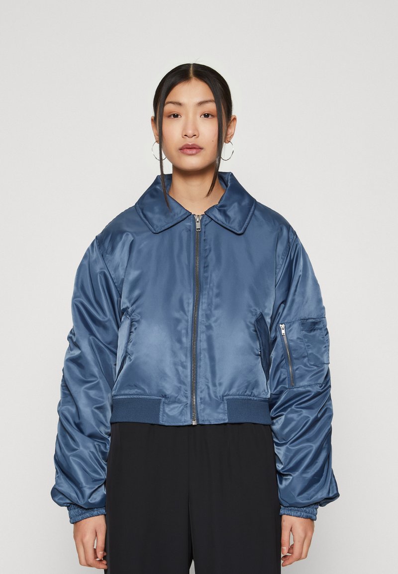 Object OBJLUULA BOMBER JACKET - Bomber Jacket - dark denim/dark blue ...