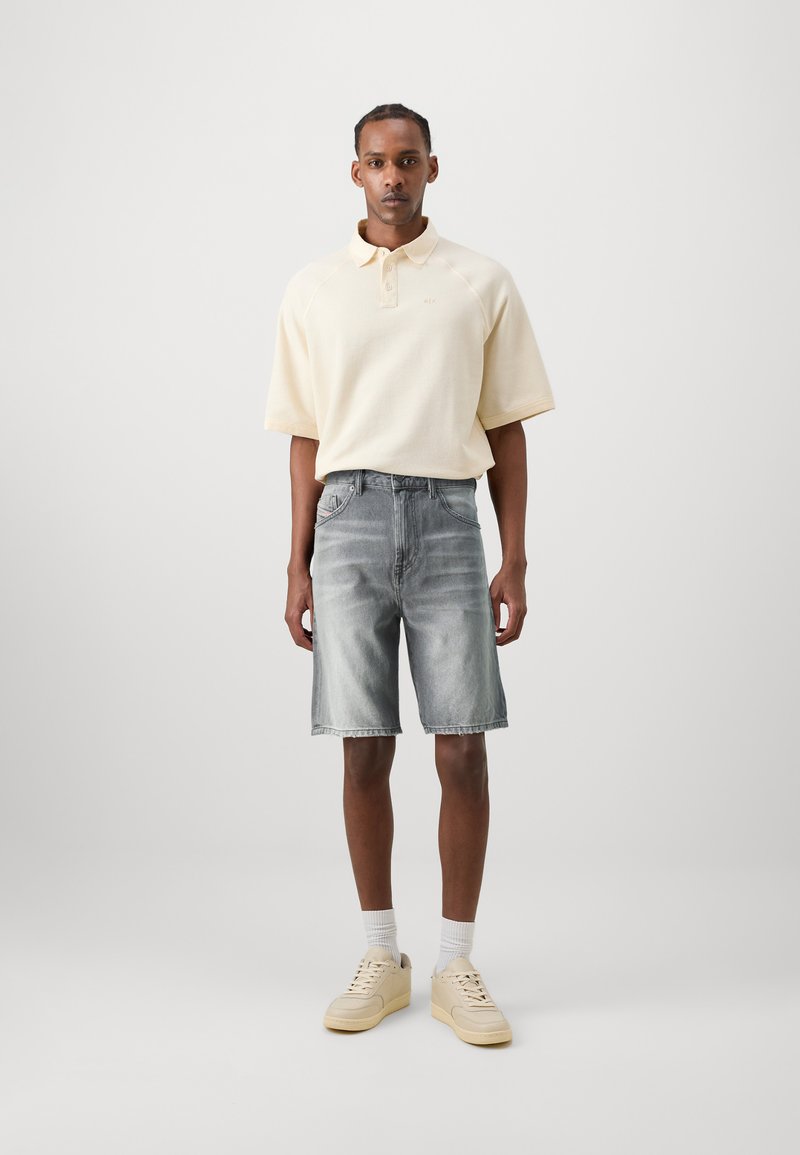 Diesel Denim shorts - black denim - Zalando.co.uk