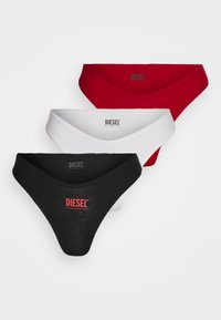 Diesel PUNCHY 3 PACK - String - black/red/white/svart - Zalando.se