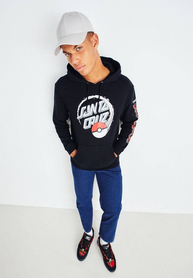 Santa Cruz POKEMON POKE BALL HOOD UNISEX - Hoodie - black - Zalando.ie