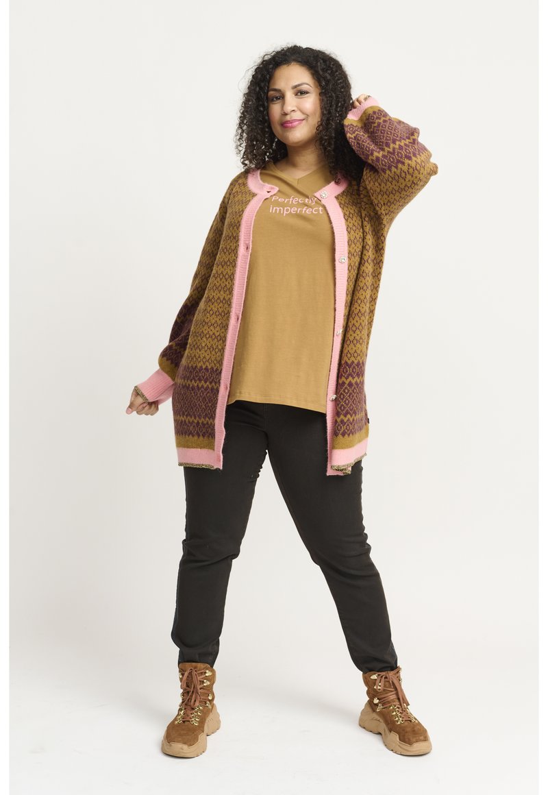 ADIA MERLE - Cardigan - 3380 bronze brown/brown - Zalando.ie