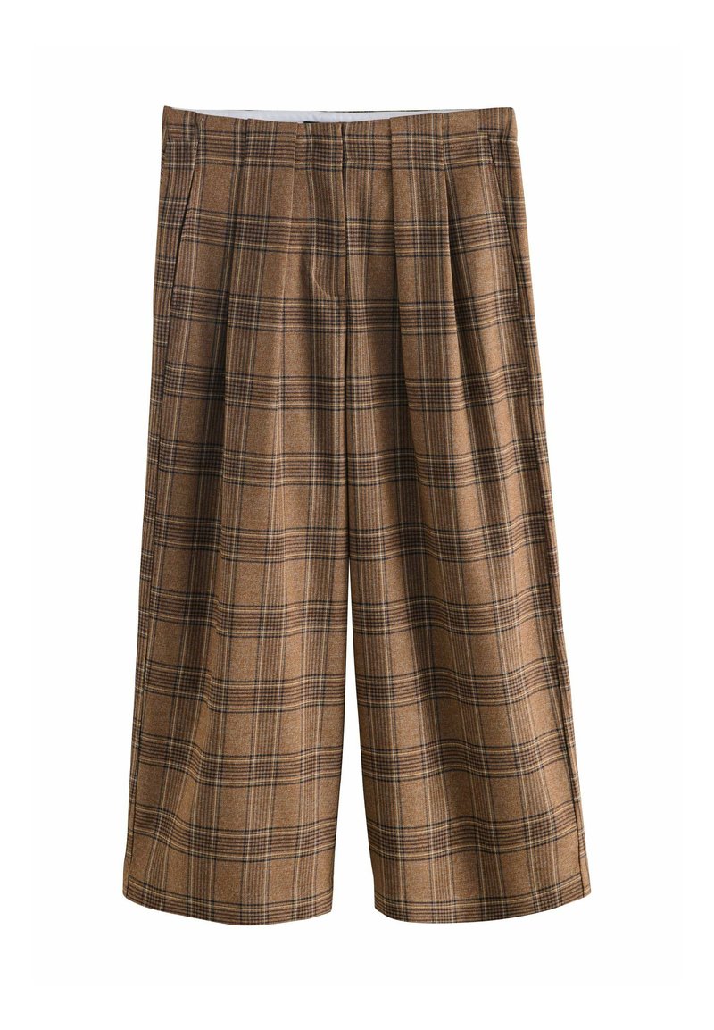 Next TALL FIT - CHECK - Trousers - brown - Zalando