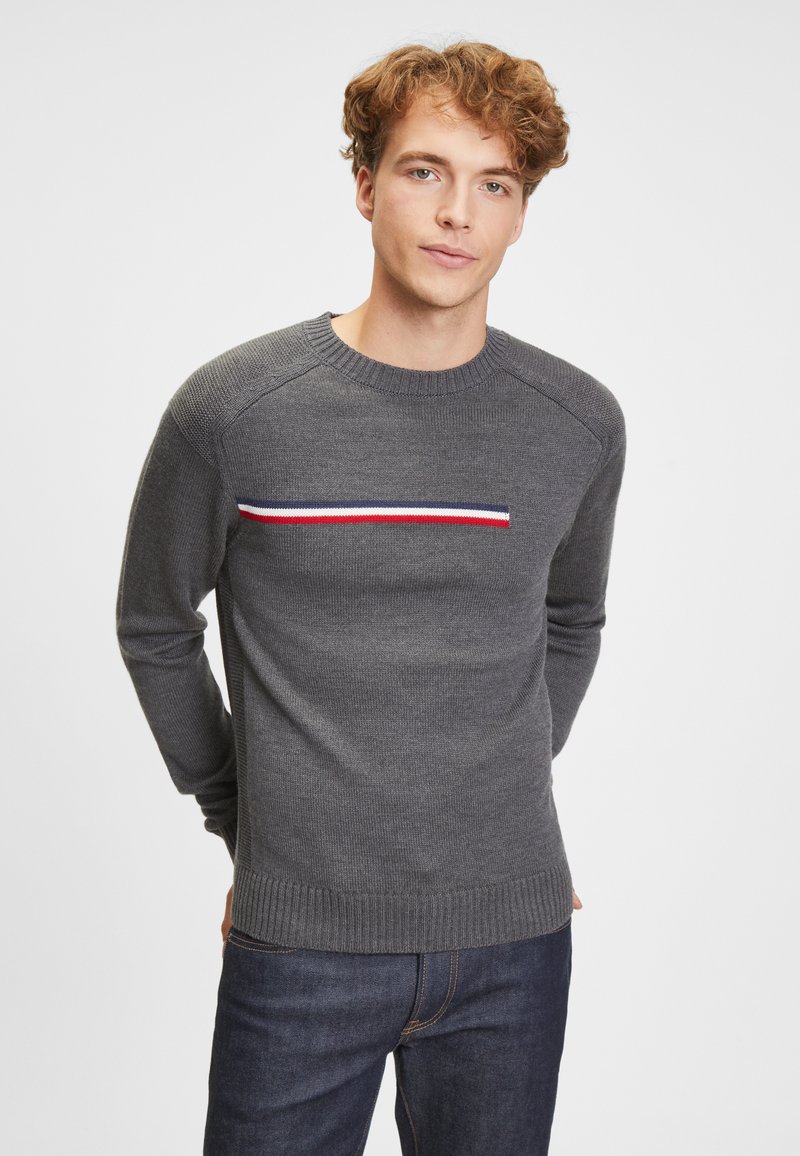 Rossignol ODYSSEUS ROUND NECK KNIT - Striktrøje - heather grey/grå ...