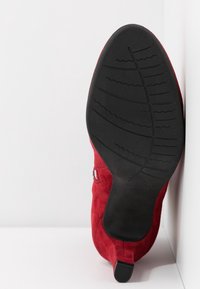 Marco Tozzi Platform ankle boots - red - (Pre-owned) - Zalando
