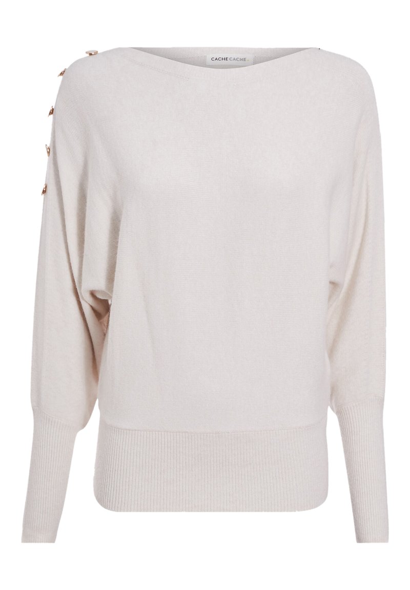 Cache Cache MIT LANGEN ÄRMELN - Jersey de punto - ecru/crema - Zalando.es
