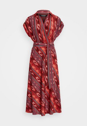 Lauren Ralph Lauren Petite ELMAND SHORT SLEEVE DAY DRESS - Freizeitkleid - cream multi/offwhite ...