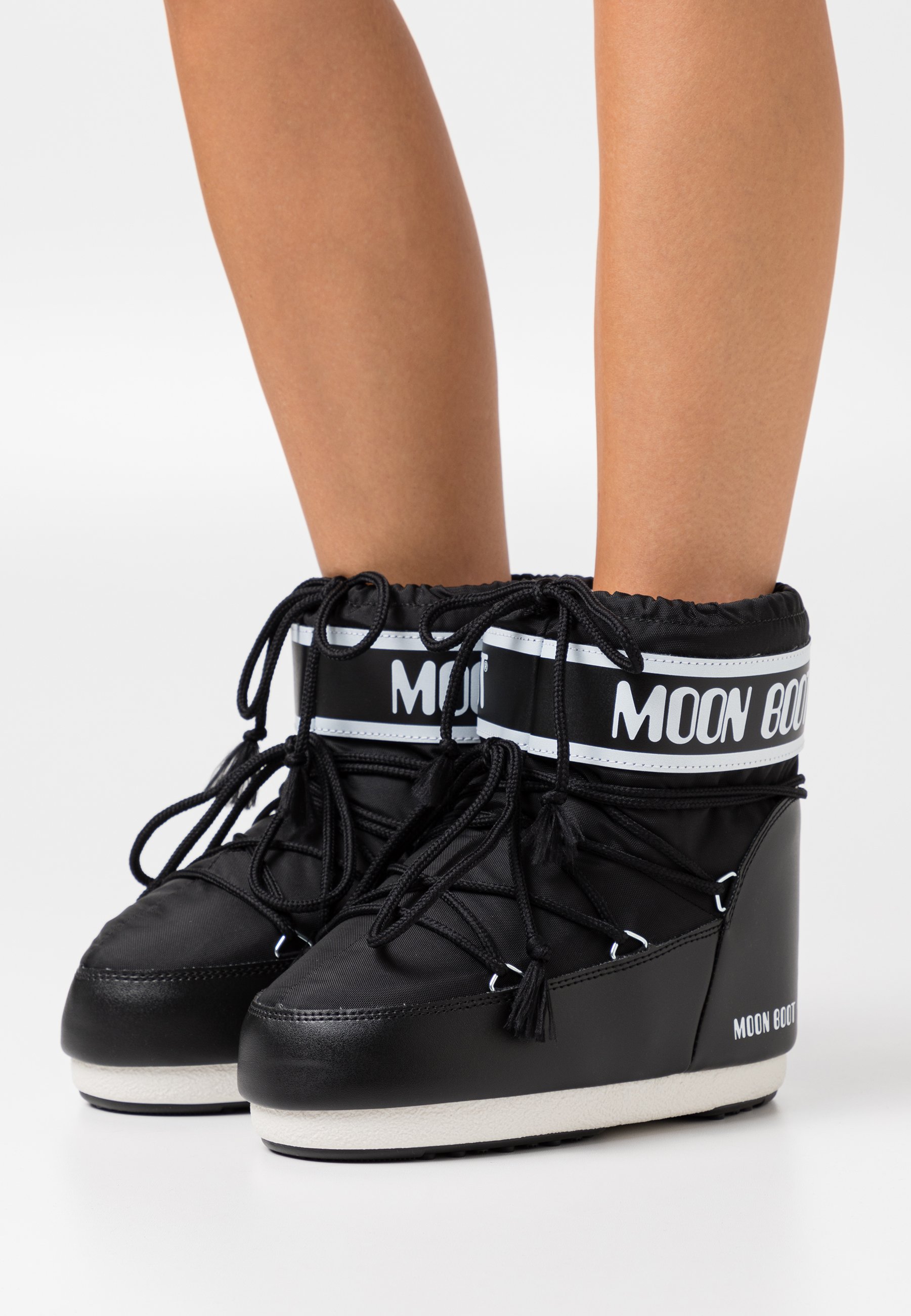 MOON BOOT Icon Shell And Faux Leather Snow Boots