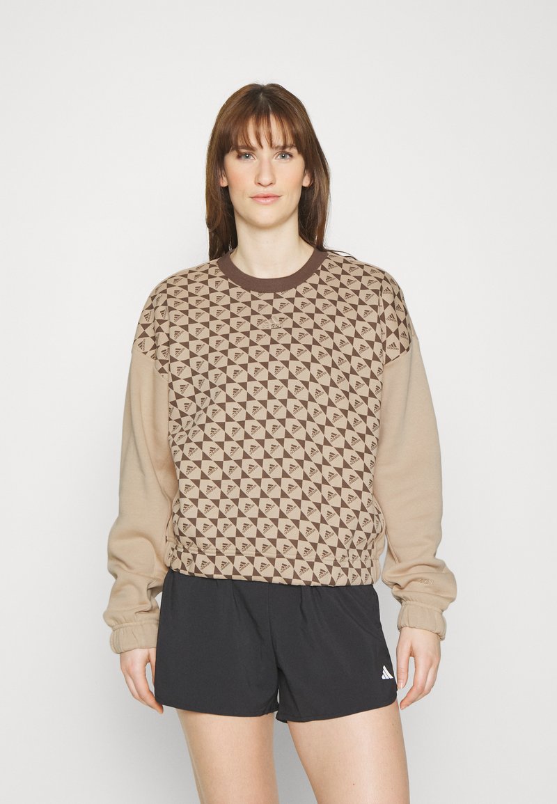 adidas Sportswear Sweatshirt - magic beige/earth strata/beige - Zalando ...
