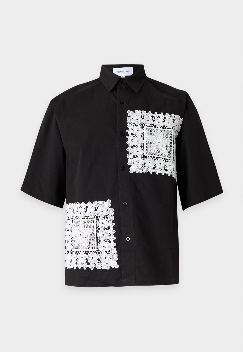 Sister Jane GALENE UNISEX - Skjortebluser - black/sort - Zalando.dk