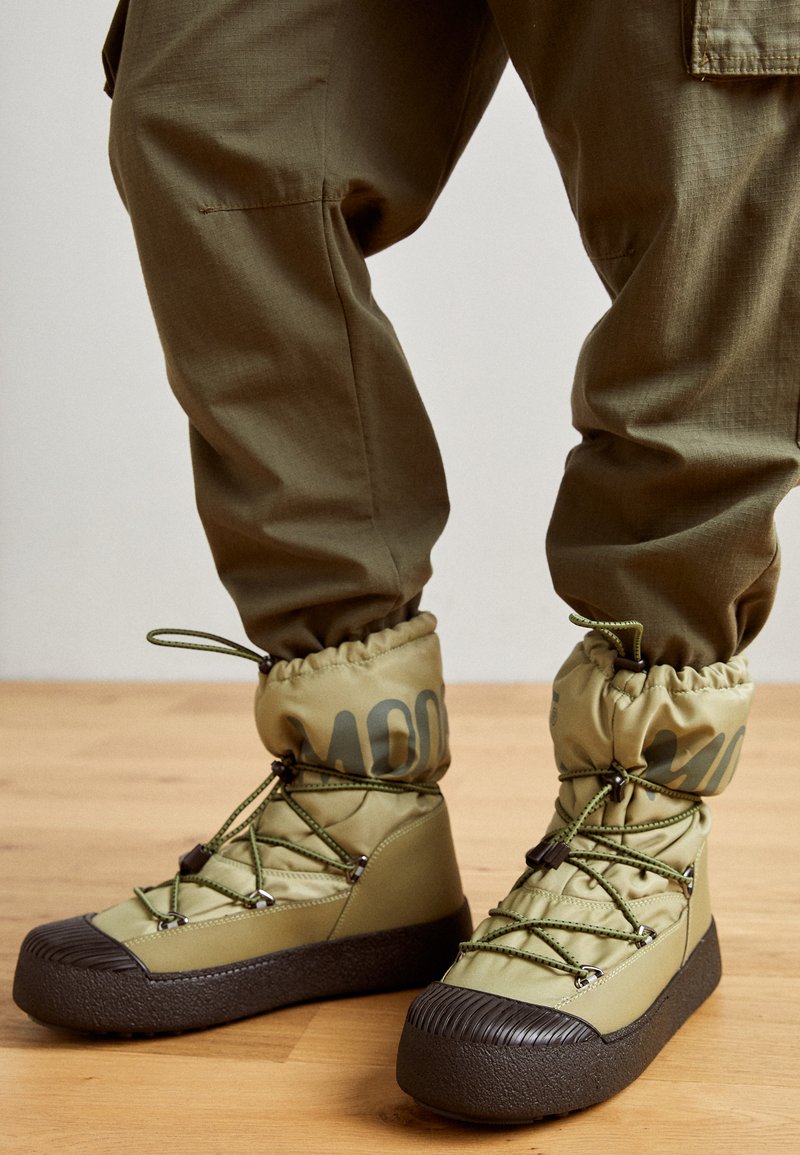 Moon Boot MTRACK POLAR - Vinterstøvler - army green/khaki - Zalando.no