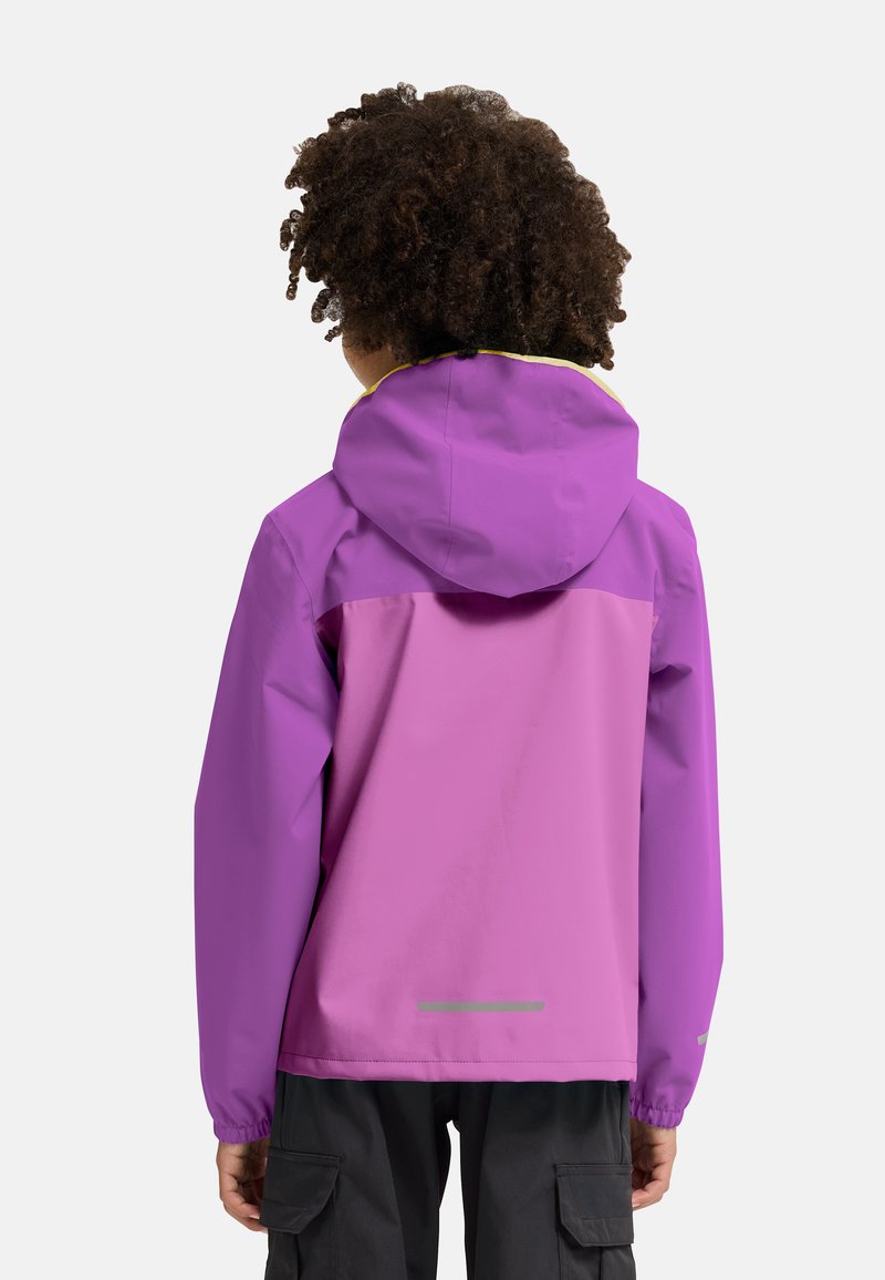 Jack Wolfskin ADVENTURETRIBE 2L K - Waterproof jacket - foxglove/light ...