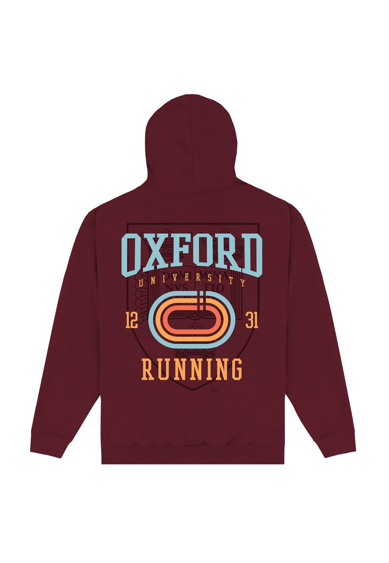 Henry Tiger OXFORD UNIVERSITY RUNNING - Hoodie - burgundy/bordeauxrood ...