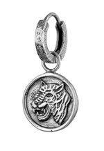 HAZE & GLORY TIGER - Én ørering - silber/sølvfarvet - Zalando.dk