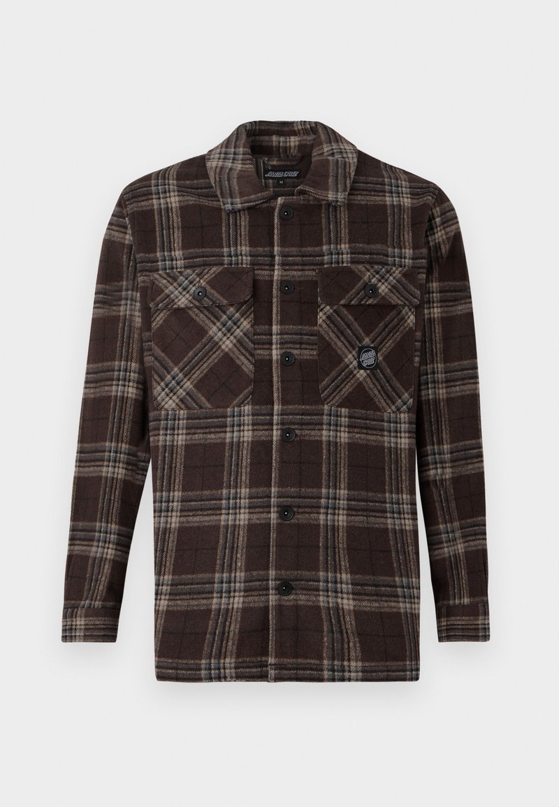 Santa Cruz LODGE SHIRT UNISEX - Hemd - chestnut/hellbraun - Zalando