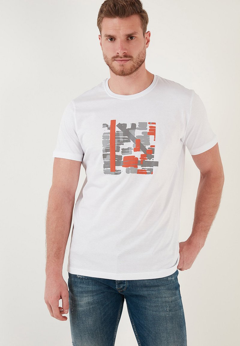 Buratti Camiseta estampada - white/blanco - Zalando.es