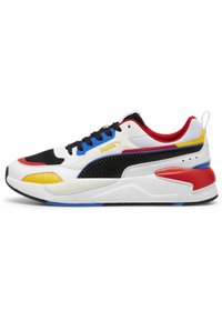 Puma X-RAY 2 SQUARE - Kävelykengät - white black warm white yellow ...