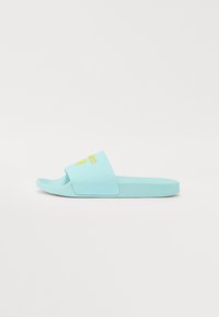 Guess SLIDES PALMA - Pool slides - ocean relax/light blue - Zalando.co.uk