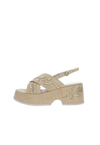 Jeannot Sandali con plateau - beige - Zalando.it