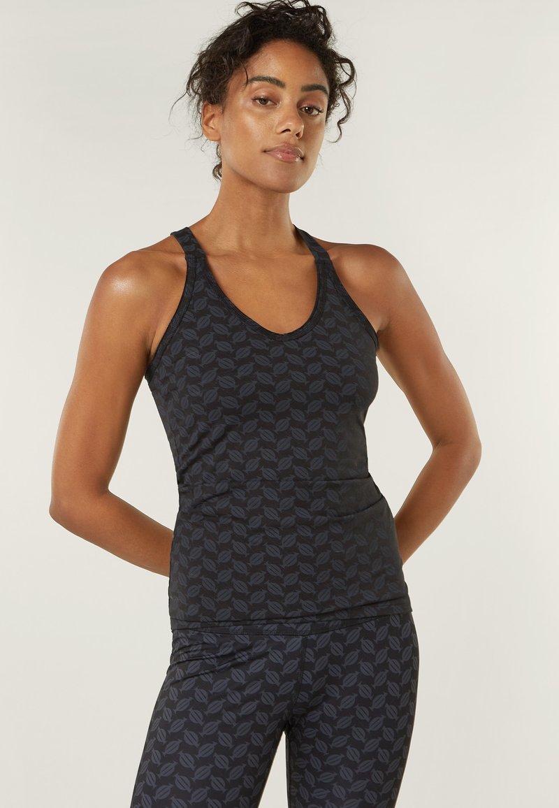 10DAYS WRAPPER MONOGRAM - Top - black/schwarz - Zalando.at