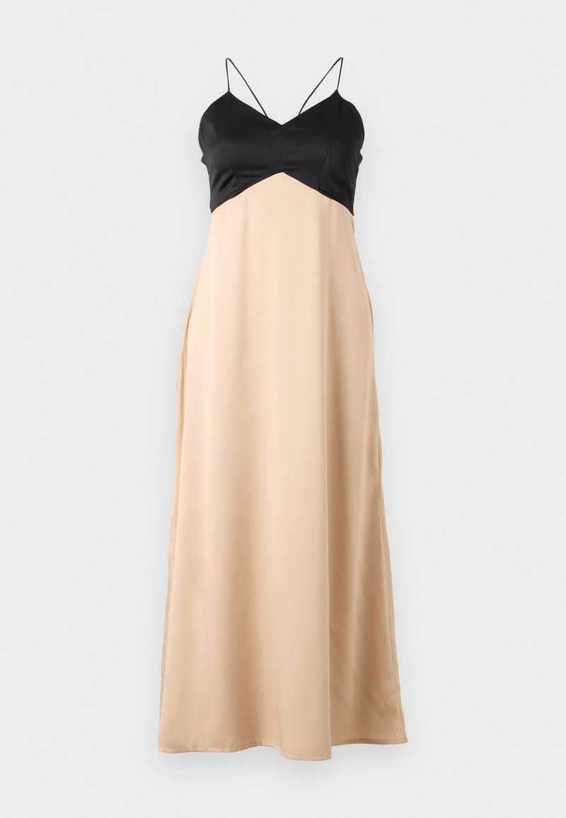 ONLY ONLJANE JANICE LONG DRESS - Day dress - black/humus/black ...