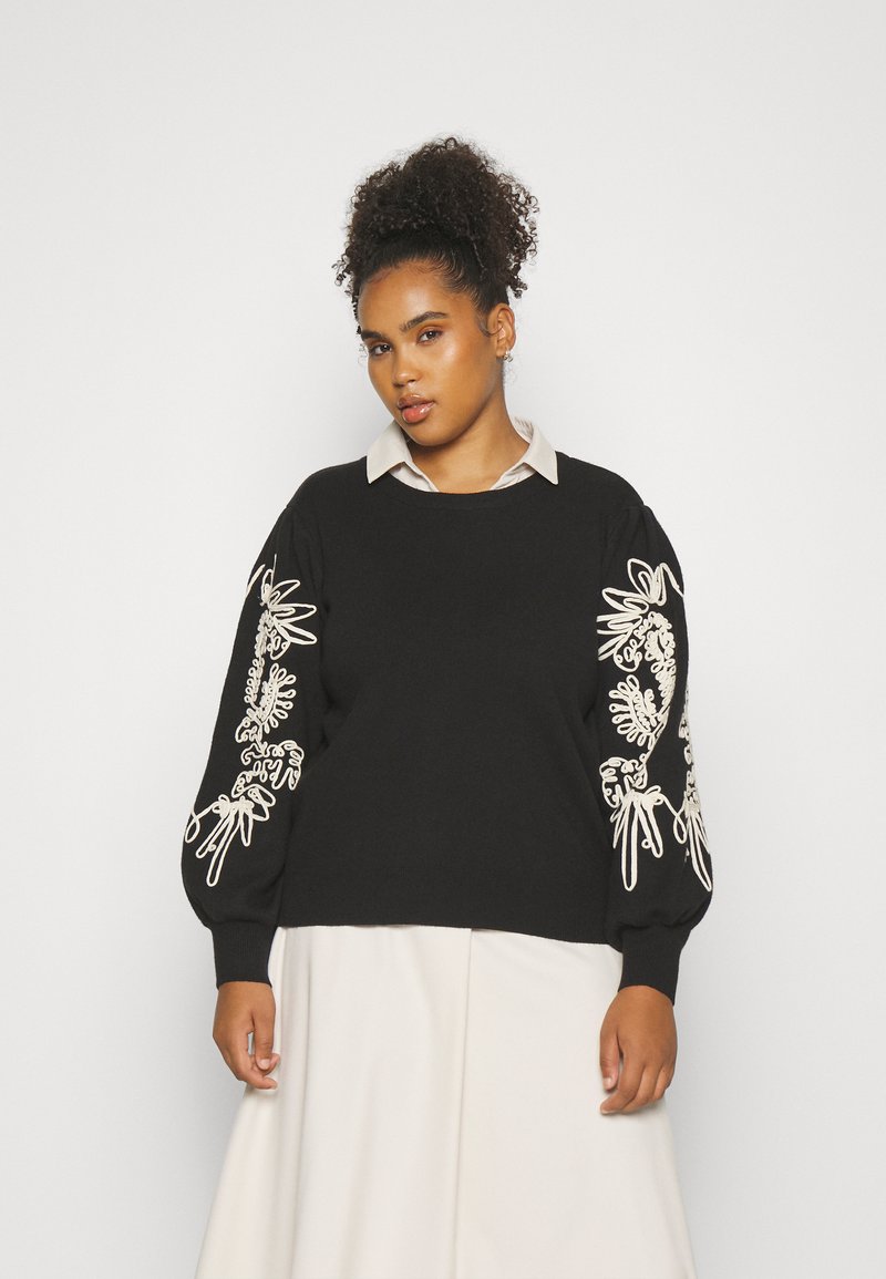 Object Curve OBJJOANA - Sweter/czarny - Zalando.pl Object Curve OBJJOANA - Sweter/czarny - Zalando.pl
