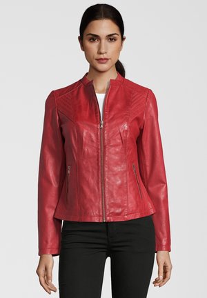 H.I.S SAIMINA - Lederjacke - red/rot - Zalando.at