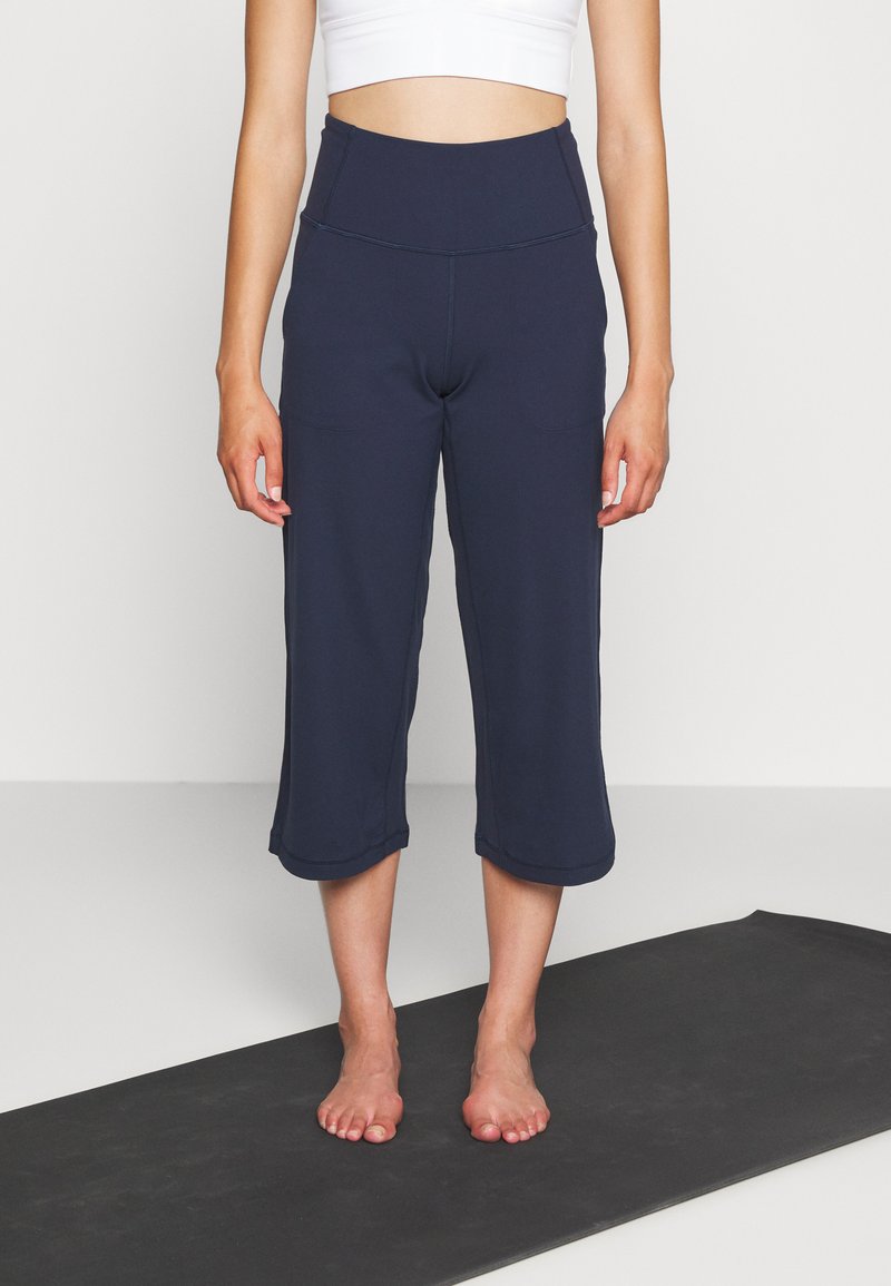 Lululemon ALIGN™ HR WIDE-LEG CROP 58 CM - Broek - true navy/donkerblauw ...