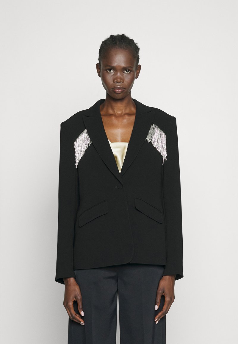 Cinq à Sept BEADED FRINGE IRA - Blazer - black/nero - Zalando.it