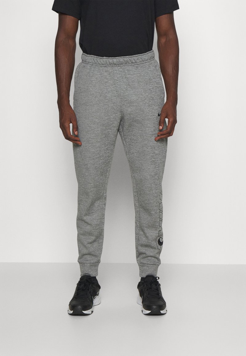 Nike Performance Pant Taper Trainingsbroek Grey Heather Black Grijs