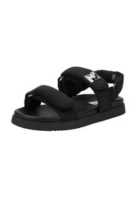 Steve Madden Sandali con plateau - blk nylon bny/nero - Zalando.it