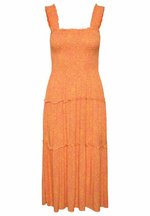 Vero Moda MENNY GA NOOS - Robe de jour - georgia peach/rouge clair ...