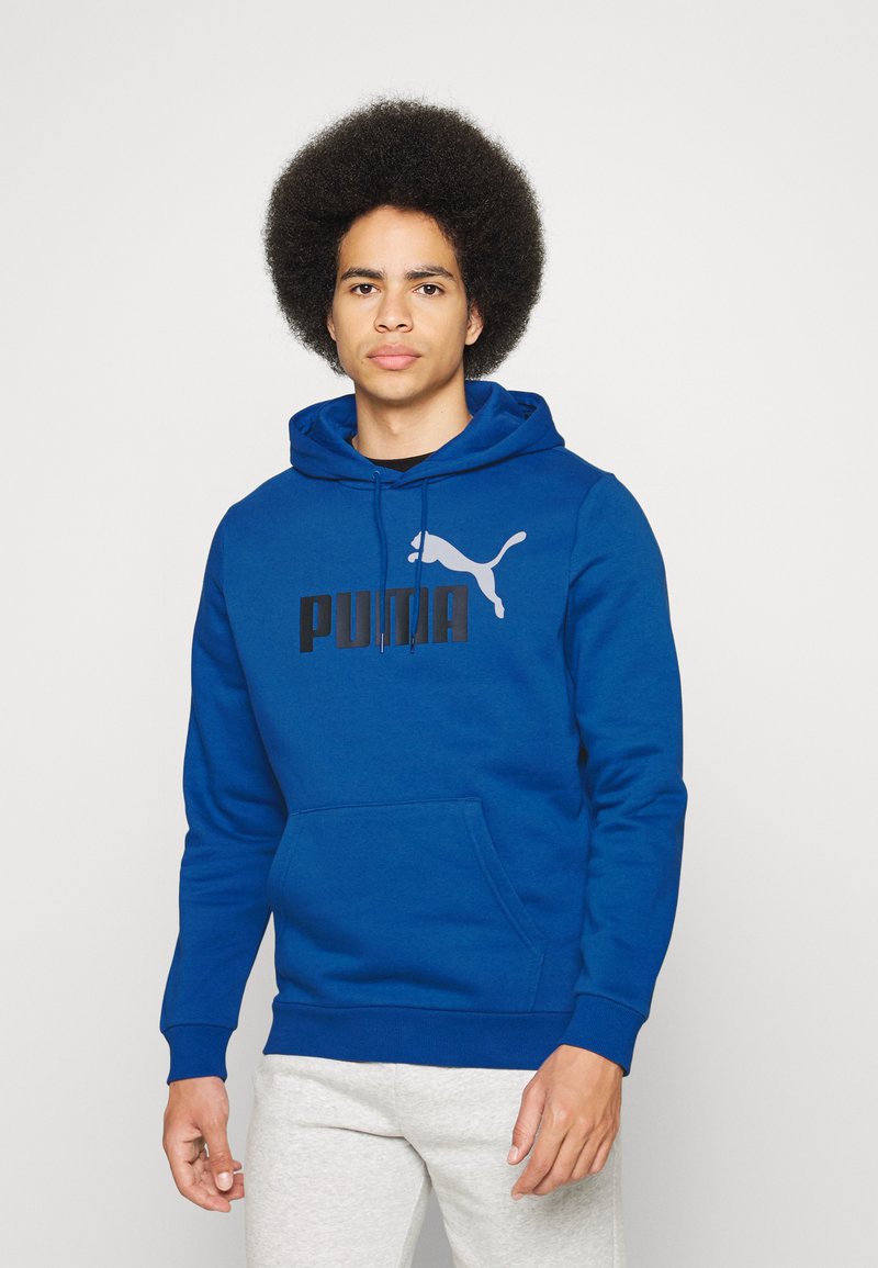 Puma BIG LOGO HOODIE - Sweatshirt - lake blue/blue - Zalando.co.uk