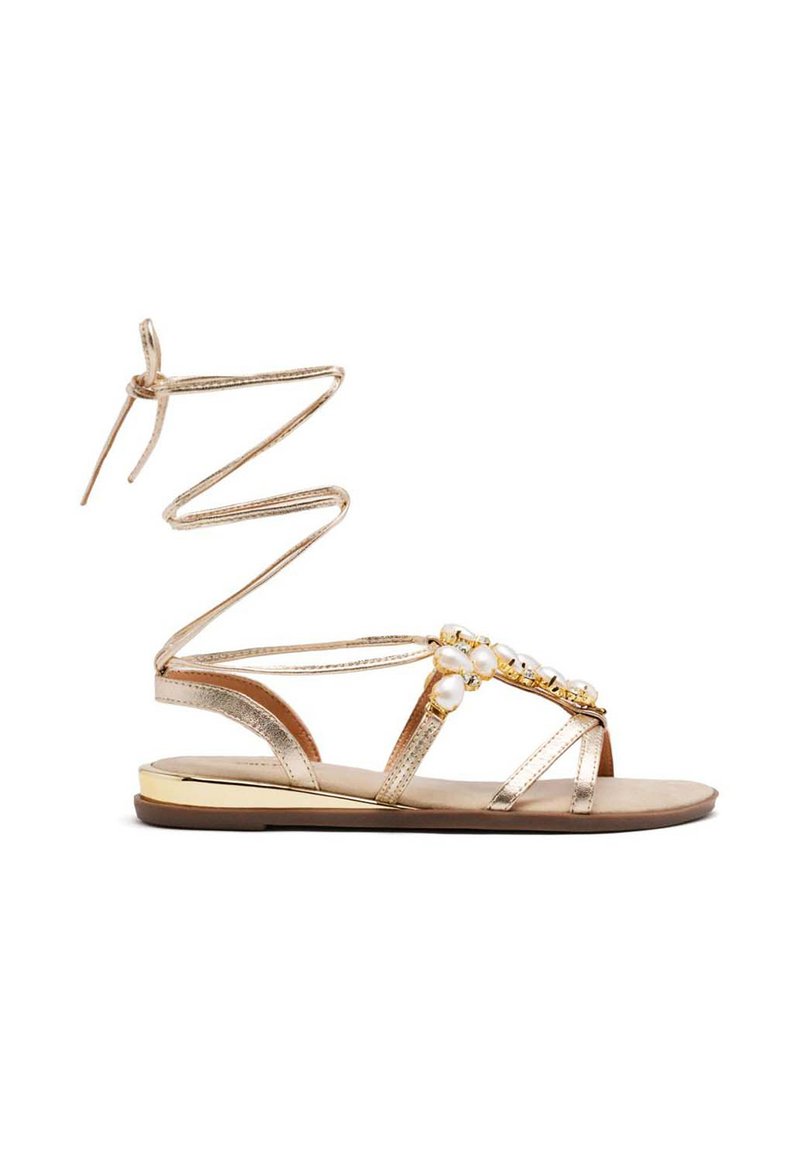 Gioseppo JANICE - Sandali - platino/dorato - Zalando.it